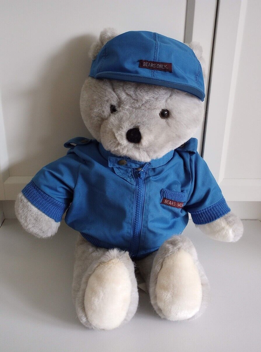 Vintage 80s Teddy Bear Bears Only Jacket Cap Members Only Vintage 80s Teddy Bear Bears Only Jacket Cap Members Only