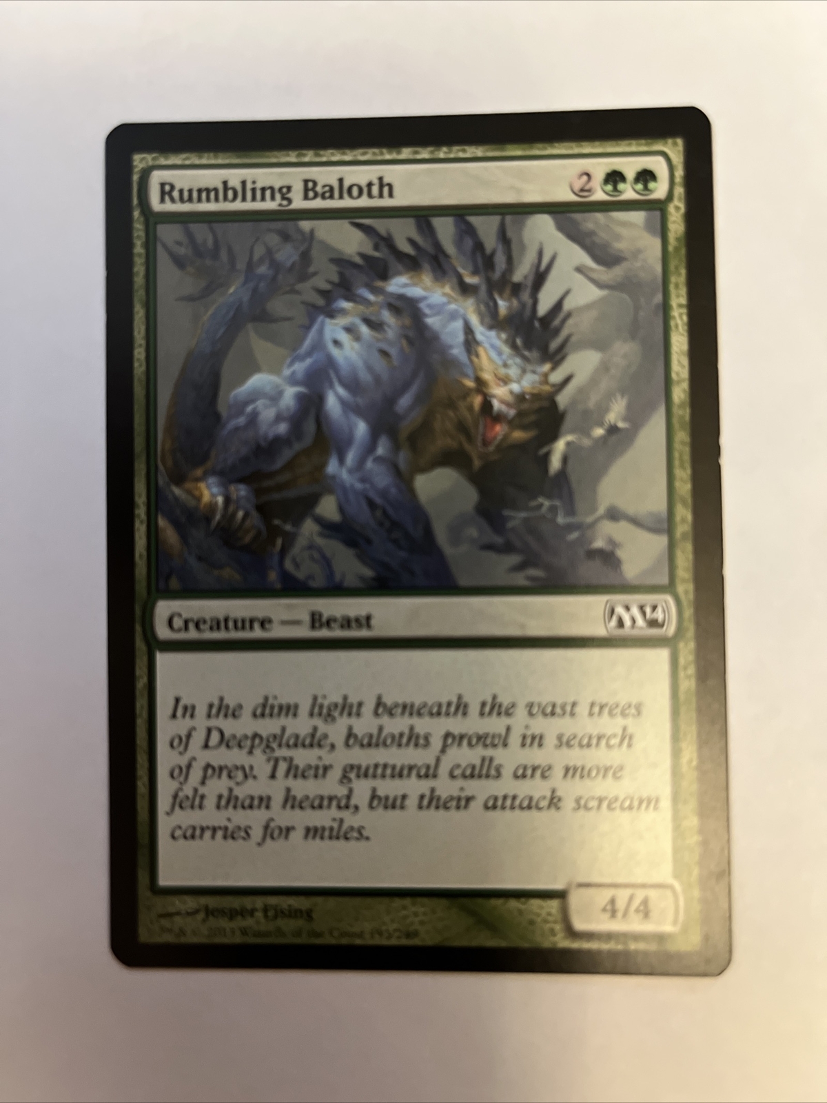 MTG Rumbling Baloth Magic 2014 193/249 Regular Common for sale online ...