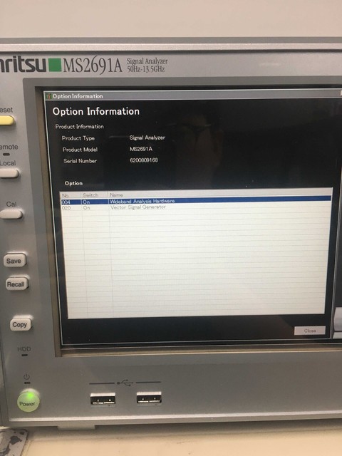 Anritsu MS2691A Signal Analyzers With Many Options and Accessories for ...