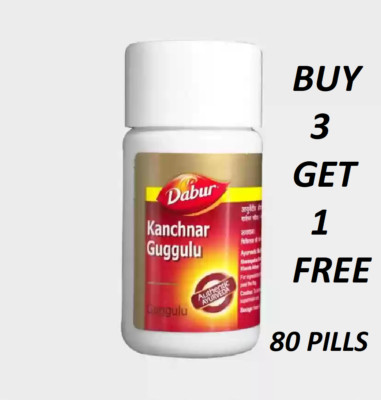 DABUR Kanchnar Guggulu Guggul 80 Tablets Buy 3 get 1 free | eBay Australia