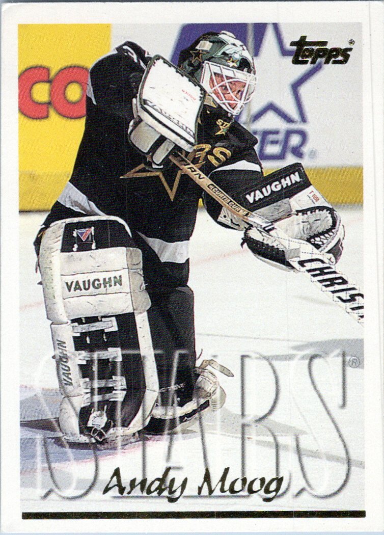 1995 Topps Dallas Stars Hockey Card #53 Andy Moog | eBay