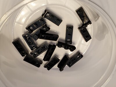 LEGO Parts x8 BLACK 60478 Plate, Modified 1 x 2 w/ Handle Closed Ends ...