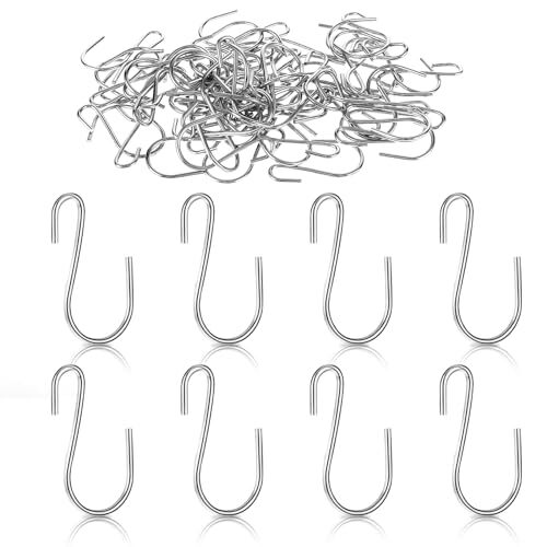 Giantree 60Pcs Mini S Hooks, 1 Inch Small S Hooks for Hanging Small ...