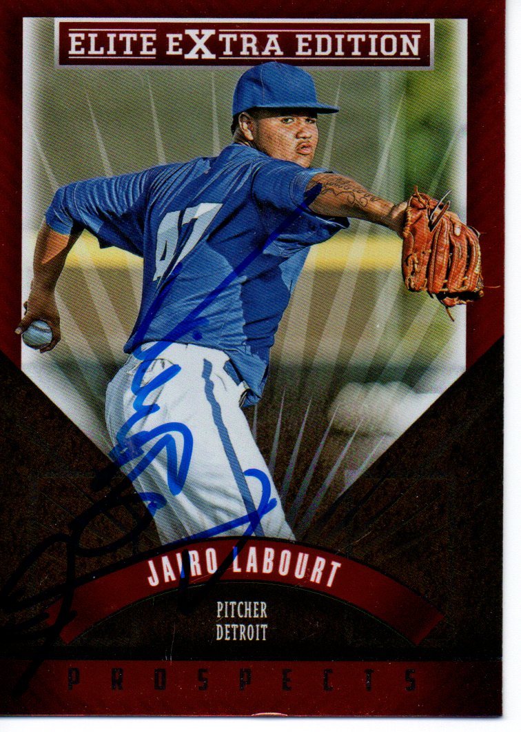 Jairo Labourt Detroit Tigers 2015 Panini Elite Signed Card | eBay