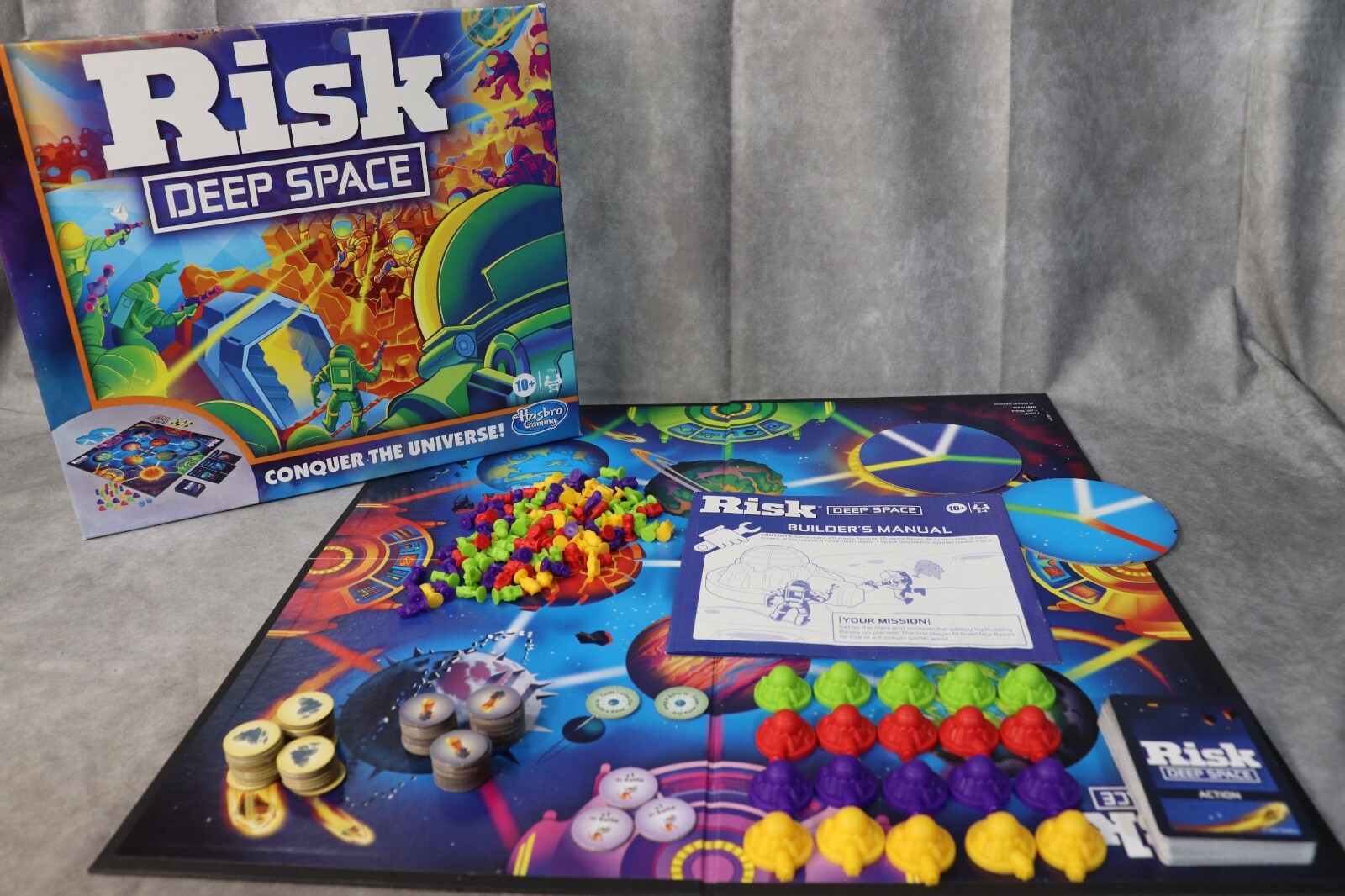 Risk Deep Space Board Game Hasbro 2021 Conquer The Universe 99% ...