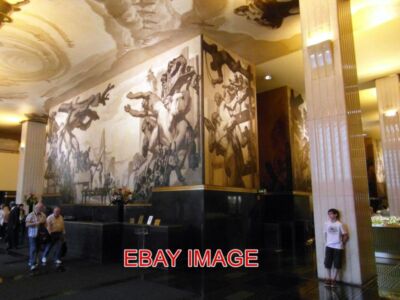 PHOTO NEW YORK THE ROCKEFELLER CENTRE AMERICAN PROGRESS MURALS IN THE ...