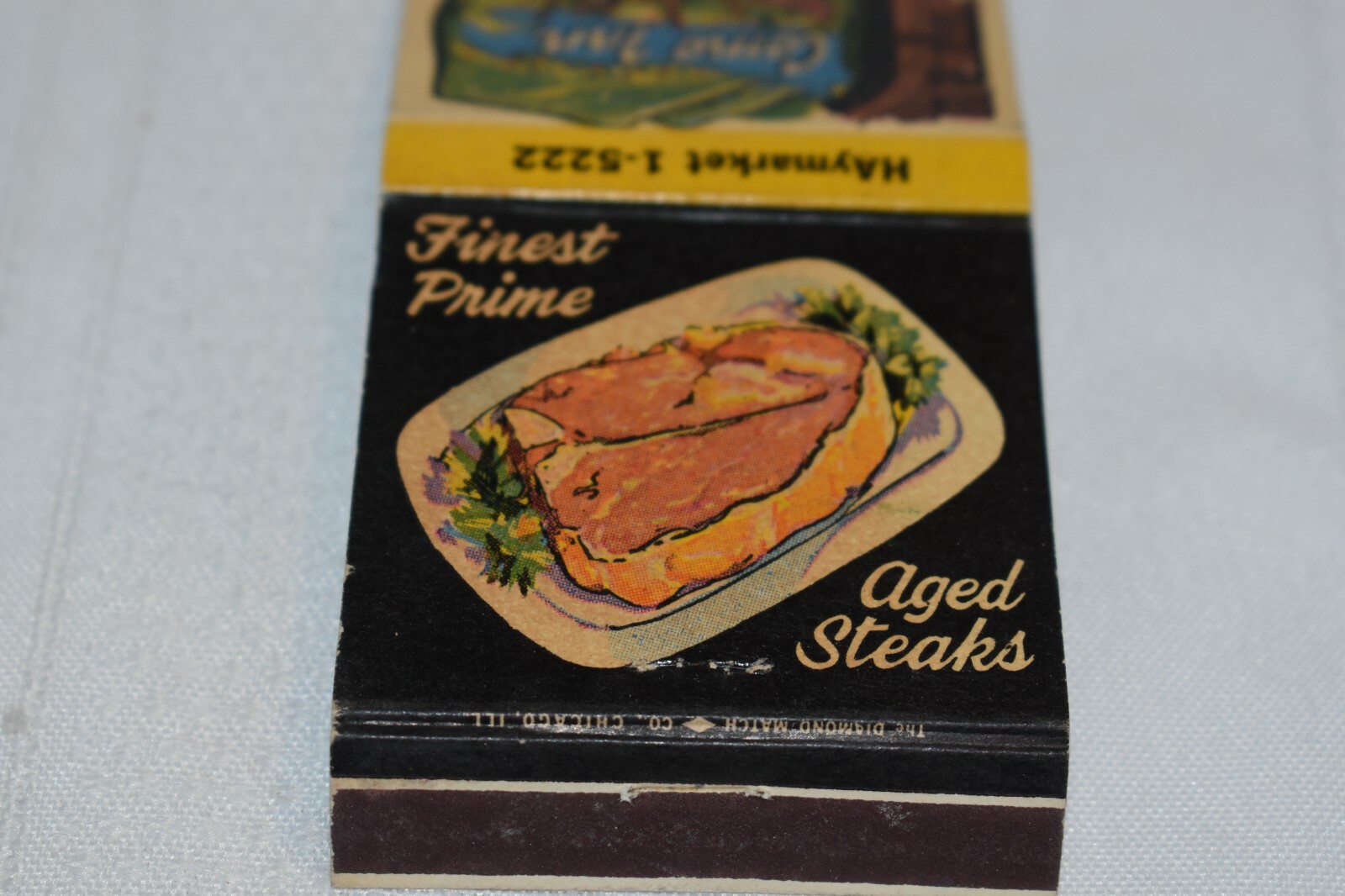 Como Inn Chicago Illinois Aged Steaks 30 Strike Matchbook Cover | eBay