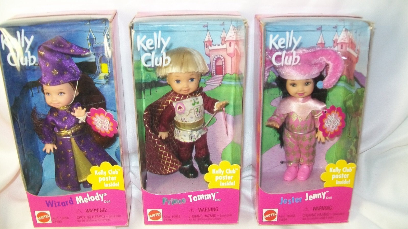 3 KELLY CLUB DOLLS HALLOWEEN PRINCE TOMMY WIZARD MELODY JESTER JENNY ...