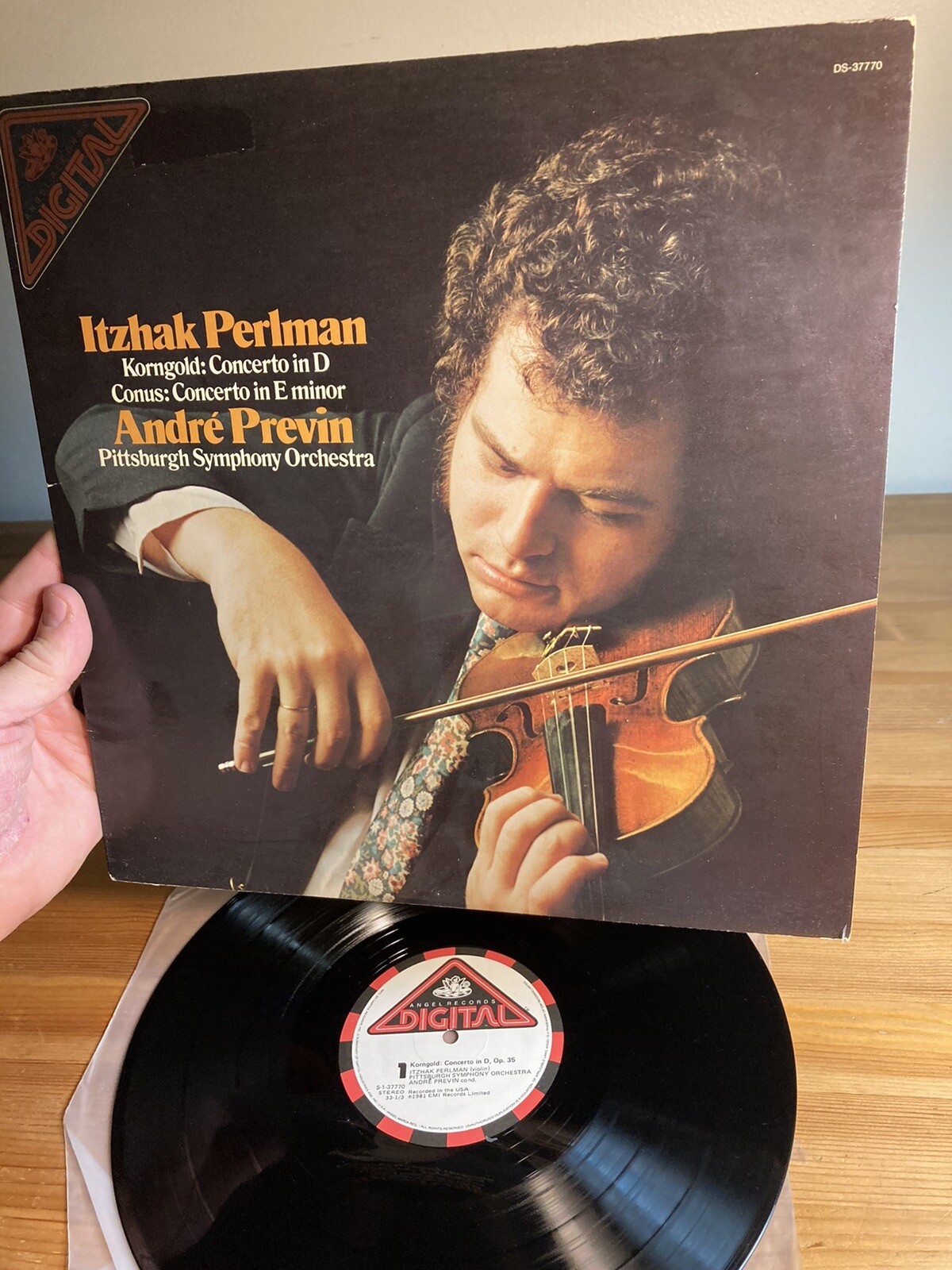 Korngold Andre Previn Itzhak Perlman Pittsburgh Symphony Orchestra ...