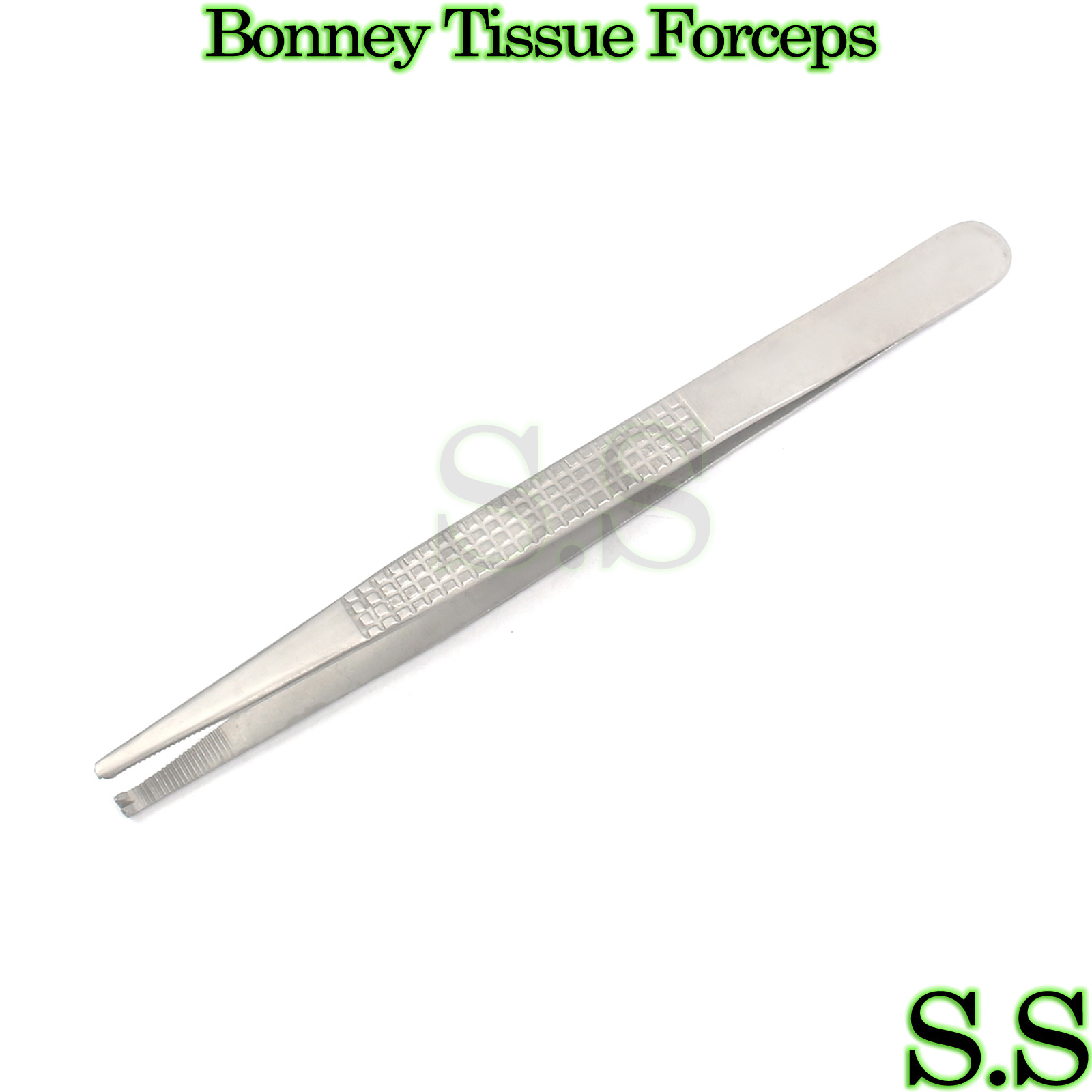 Bonney Tissue Forceps 7.00" 1X2 Teeth and Serrated jaws | eBay