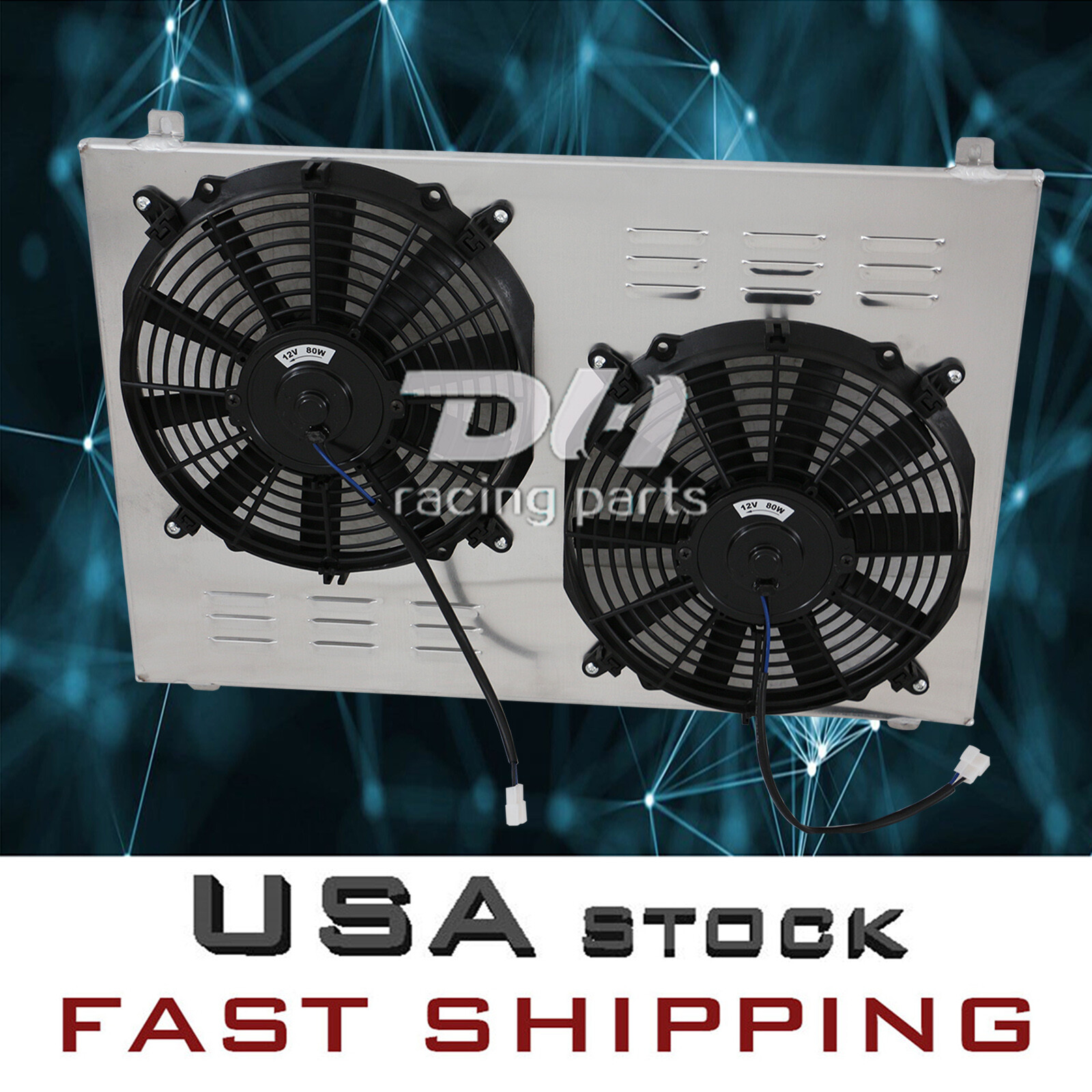 3Row Alu Radiator+Shroud+Fan For Chevy 70-81 Camaro/78-87 Monte Carlo G ...