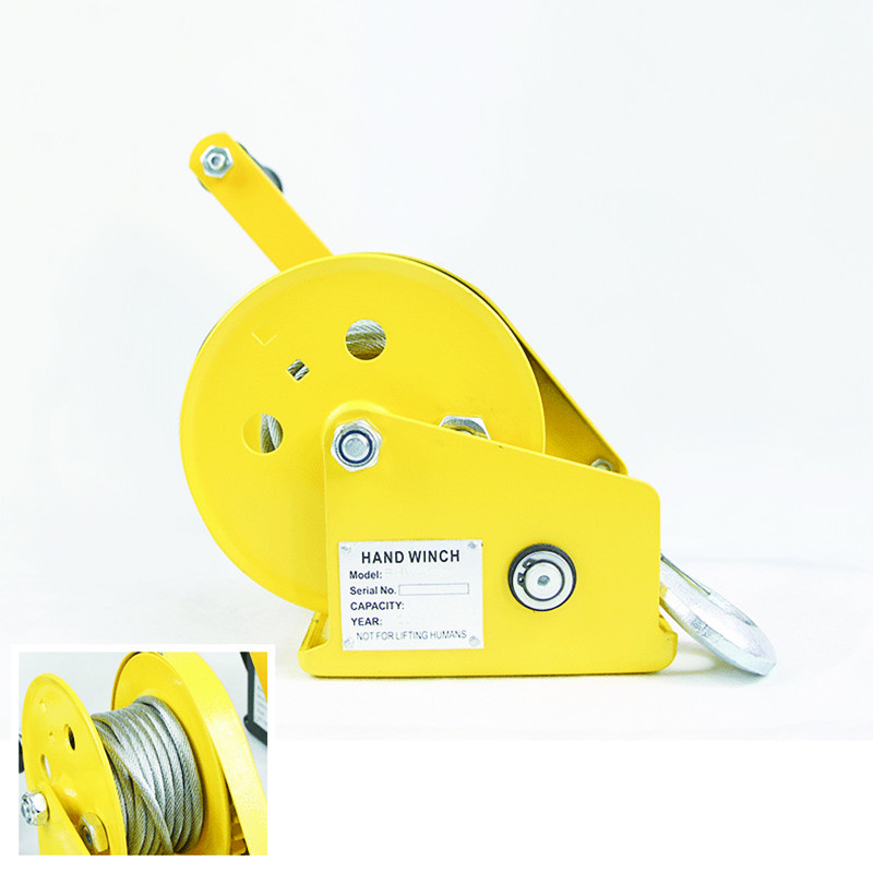 Self-locking hand winch Boat windlass truck auto manual lifting hoist ...