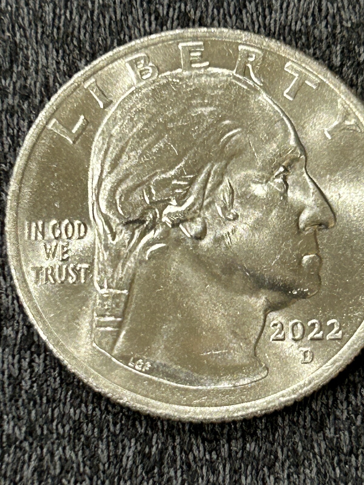 WASHINGTON QUARTER 2022 D ERROR FLOWER DROOLING WRONG NAME *RARE* | eBay