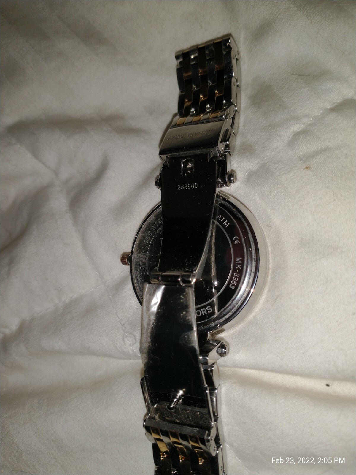 Michael Kors MK3353 Darci Quartz Purple Dial 39mm Women's Watch for ...