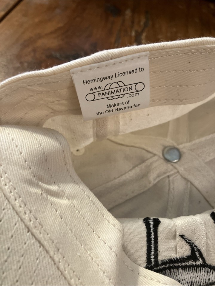 Ernest Hemingway Hat Cap Swordfish Longbill Rare Fanimation Old Havana ...