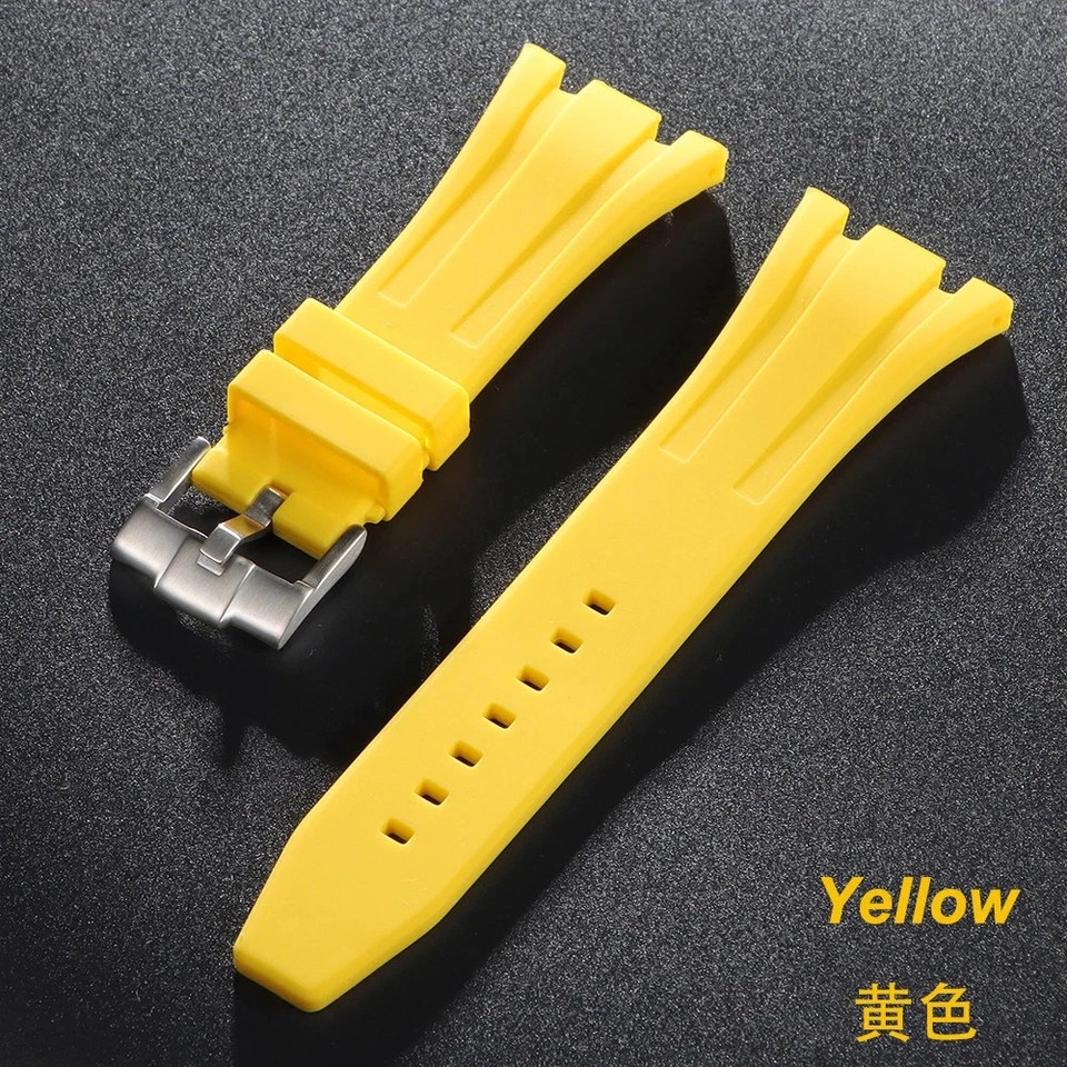27/28/30mm Silicone Watch Band Strap for AP Royal Oak Offshore 15703 ...