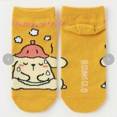 Pompompurin Socks Sauna Sanrio Socks Ladies Avail Collaboration | eBay