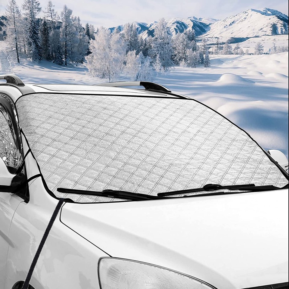 Windshield Cover Protector Winter Snow Rain Dust Frost Ice Guard Sun ...