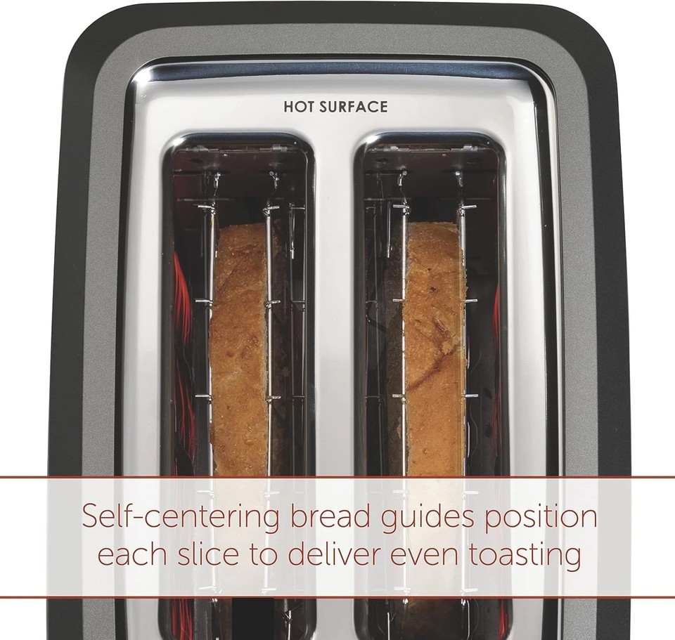 Wolf Gourmet 2-Slice Extra-Wide Slot Toaster Red Knob WGTR152S - New | eBay