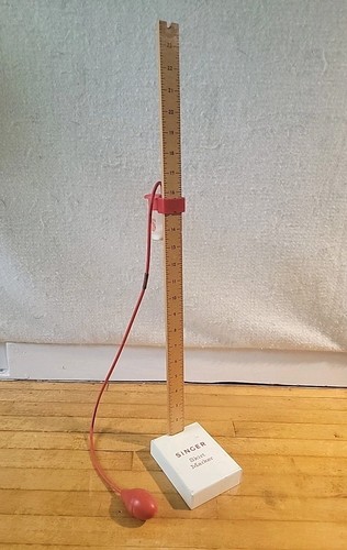 Vintage Singer Skirt Marker 24" Adjustable Ruler Chalk Marks Hem Line ...