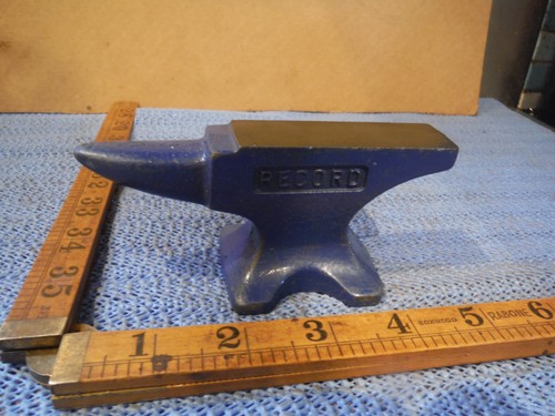 VINTAGE RECORD MINI ANVIL ADVERTISING JEWELLER CRAFT PROMO TOOL DISPLAY ...