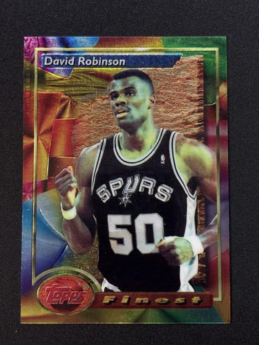 1993-94 Topps Finest David Robinson #21 Refractor SP Spurs | eBay