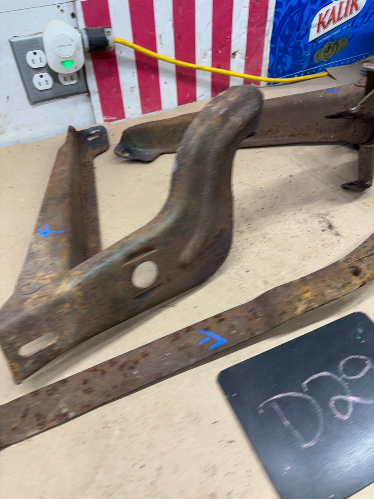 1966 1967 66 67 Pontiac GTO TEMPEST Lemans FRONT BUMPER MOUNT BRACKETS ...