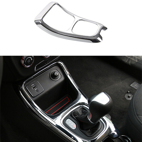 Gear Shift Frame Trim Fit For Jeep Compass 2017-2020 Chrome Middle ...