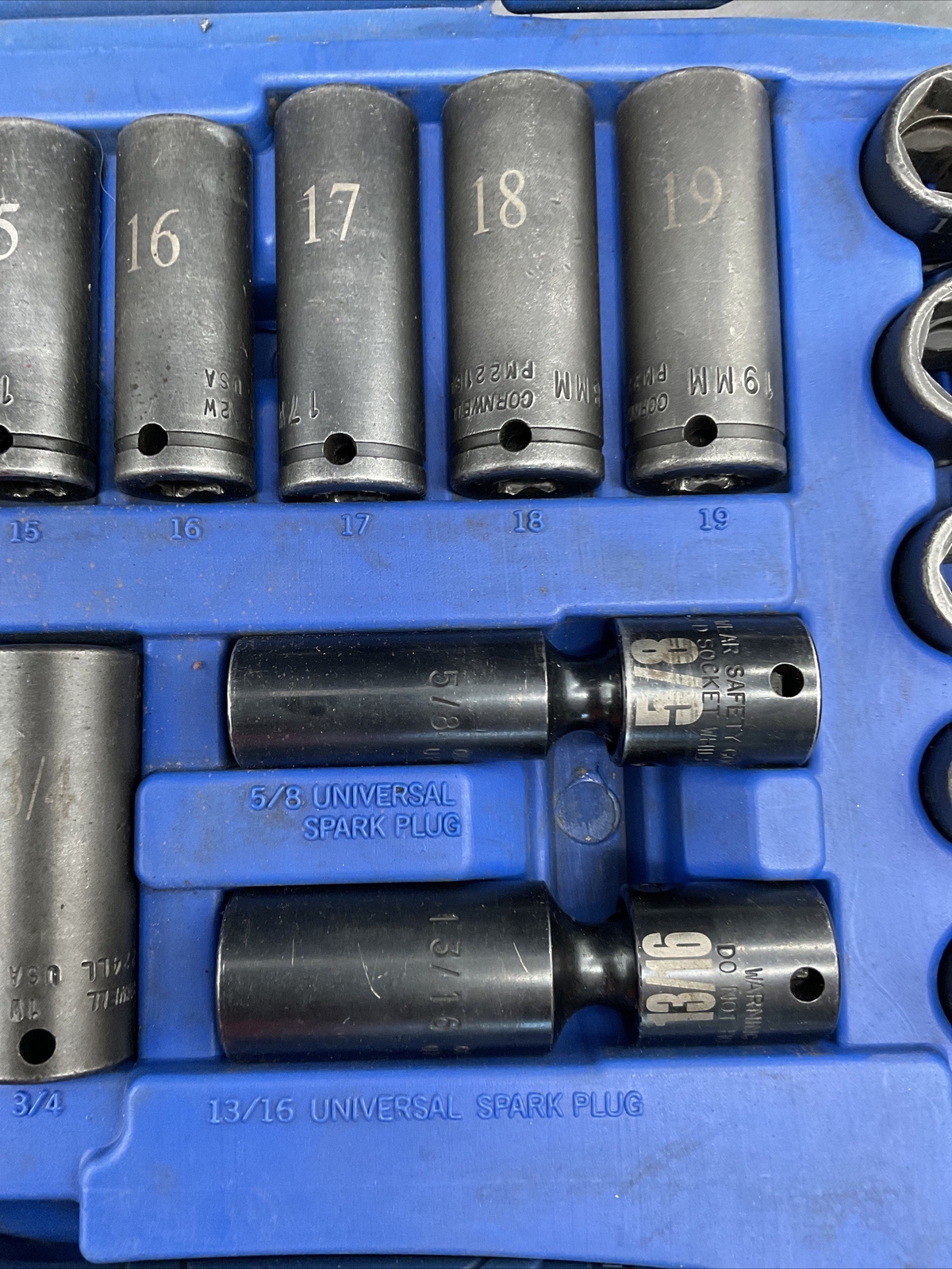 Cornwell Tools Socket Set 3/8” Dr. Power Super Metric/SAE Deep And ...