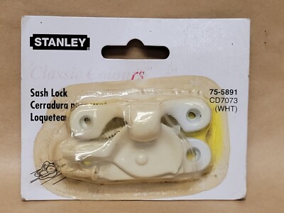 STANLEY CLASSIC COLOURS-SASH LOCK WINDOW LOCK WHITE 75-5891 CD7073 | eBay