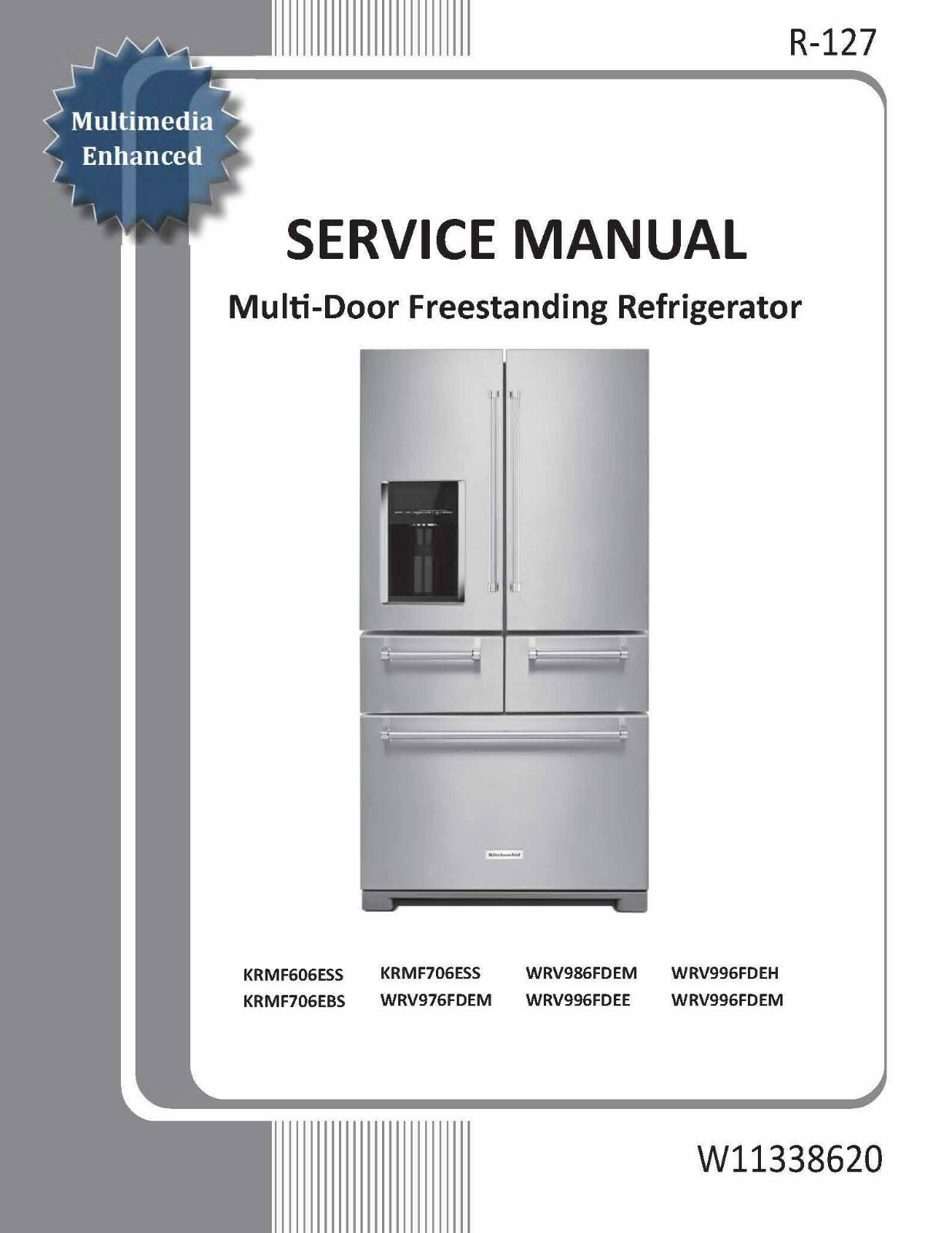 KITCHENAID KRMF706ESS KRMF706ESS00 KRMF706ESS01 02 SERVICE MANUAL PAPER ...