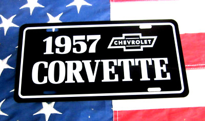 1957 Chevrolet Corvette license plate car tag America's Sports car 57 ...