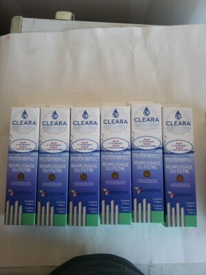 6x Cleara Filter Refill Box of 4 (24 TOTAL) Arrow Home Products Water ...