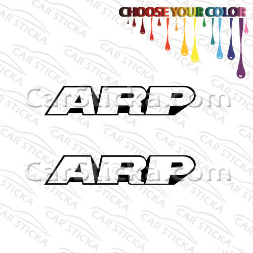 2 of 8" ARP car racing truck bumper window vinyl sticker decal die cut ...