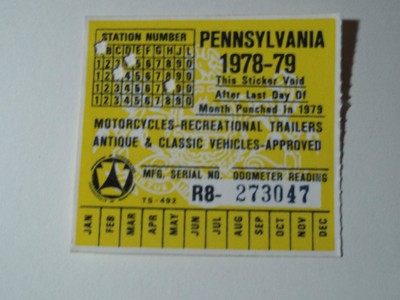 How To Read A Pa Motorcycle Inspection Sticker | Reviewmotors.co