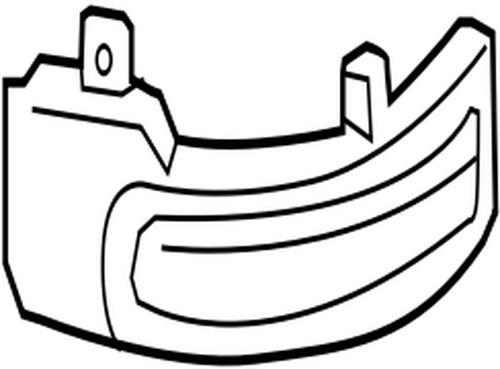 8351A067 Mitsubishi Lamp assy, side turn signal, fr lh 8351A067, New ...