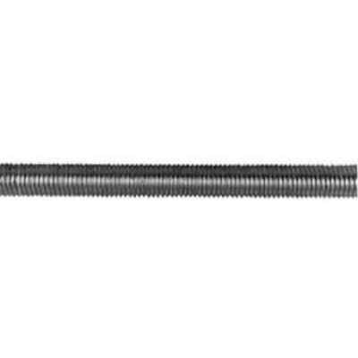 Made in USA 7/8-9 UNC x 6' Low Carbon Steel RH Threaded Rod, Zinc ...