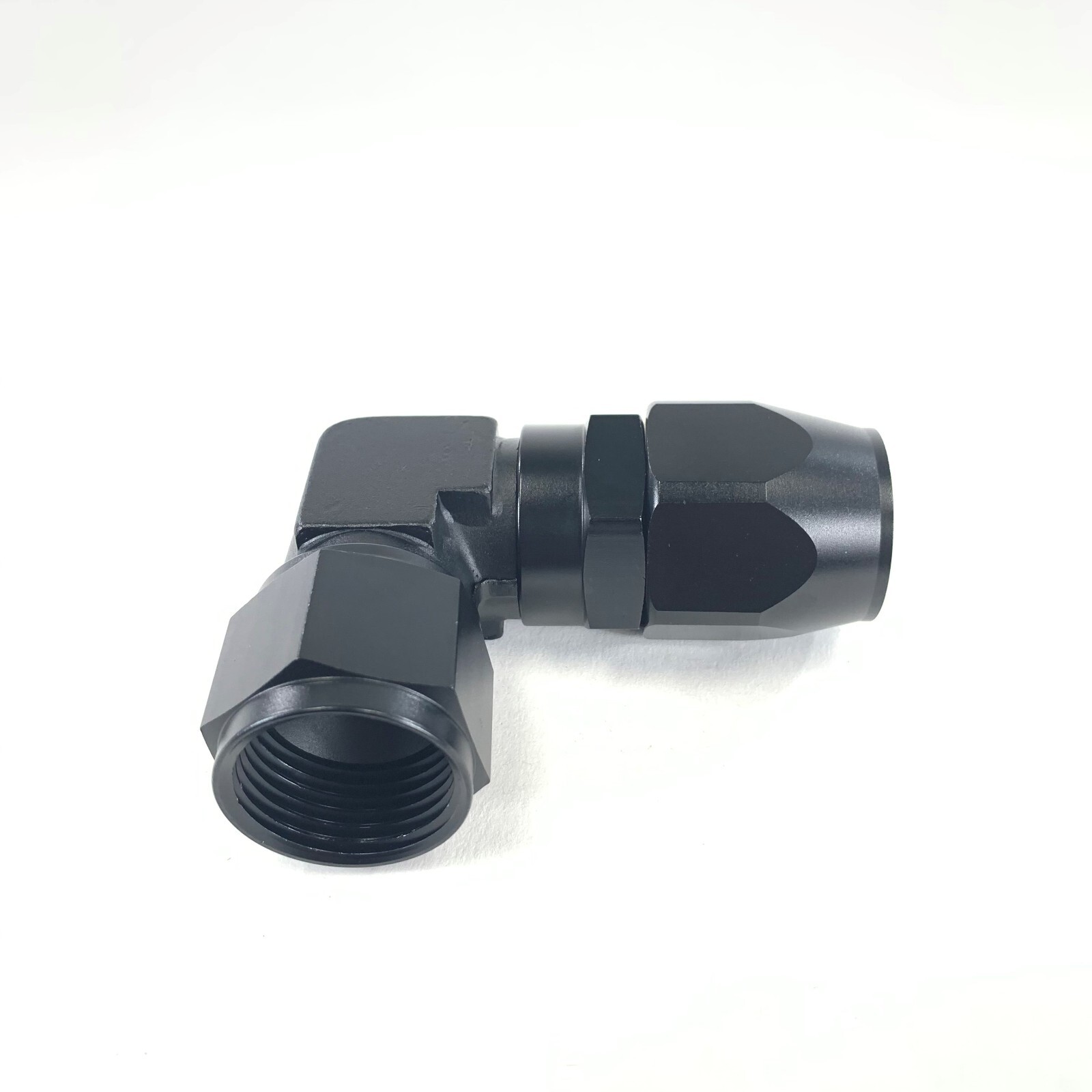 12AN 90° Degree Union Elbow Swivel Seal Oil/Fuel/Gas Hose Line End ...