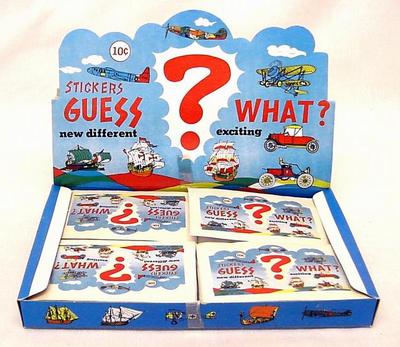 Guess What? 1970's Vintage Vehicles Puffy Stickers - Made in Taiwan ...