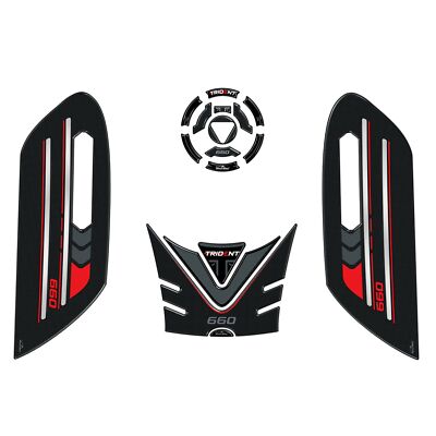 Kit 3d Motorcycle Stickers Tank Protector Triumph Trident 660 2023 ...