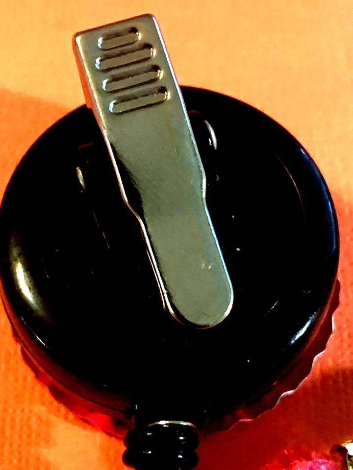 Id badge holder retractable alligator clip Disney WTP Winnie the Pooh ...