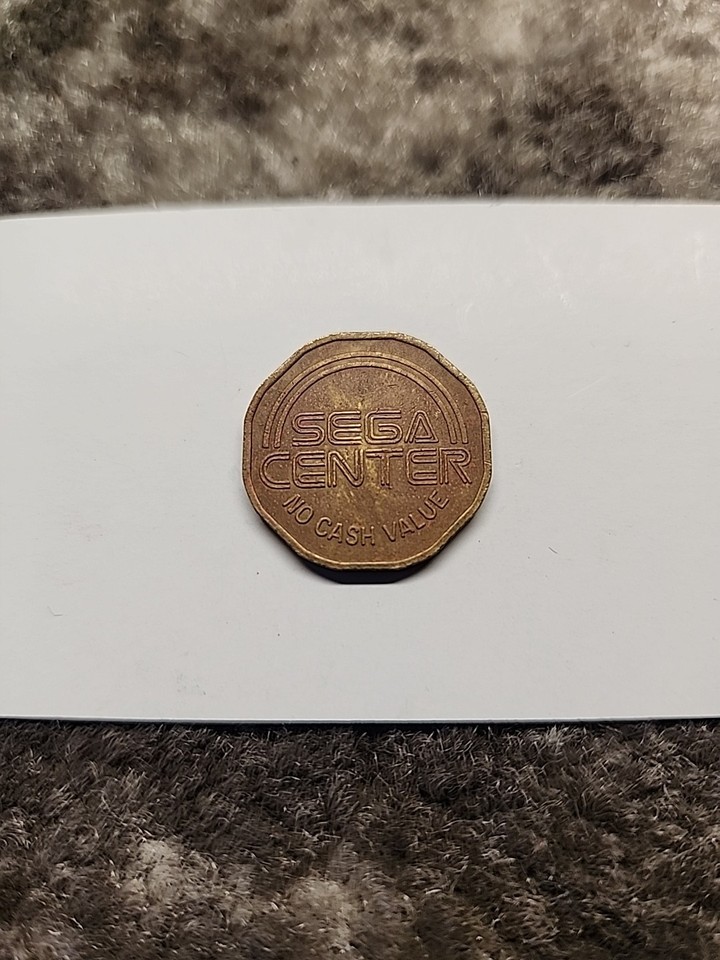 SEGA Center Octagon Arcade Game Token Coin Chip No Cash Value Brass | eBay
