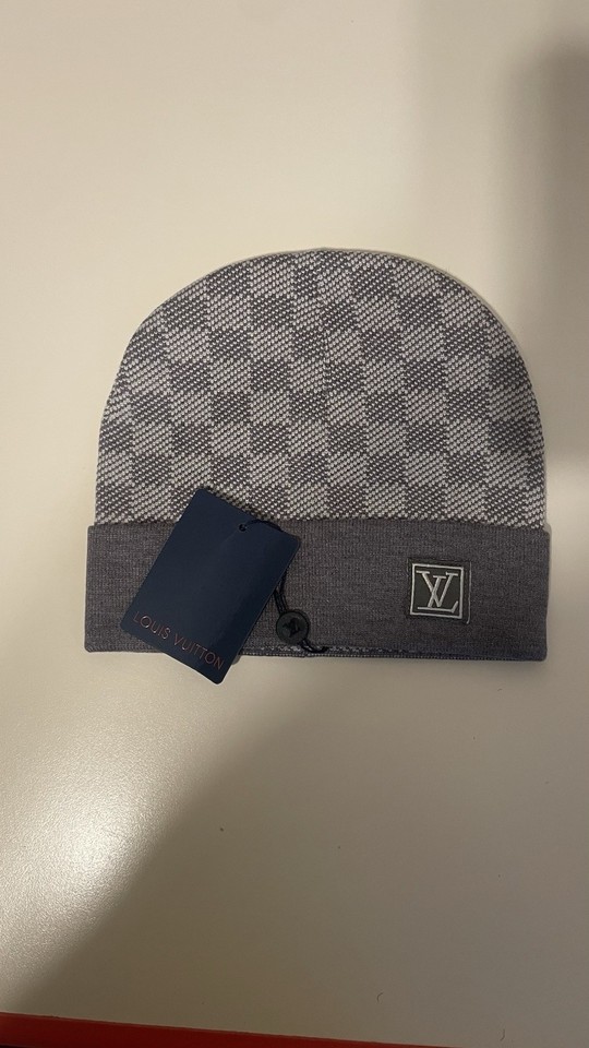 Men’s Gray Louis Vuitton Beanie Brand New Never Worn Or Used Has Bag ...