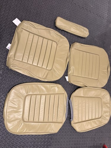 1966 Corvette Leather Seat Covers Set Saddle Tan New Al Knoch Complete ...