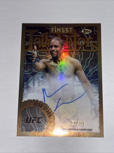 2024 Topps Finest UFC Ryan Spann Auto /99 | eBay
