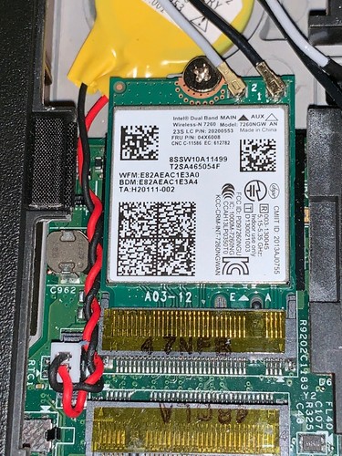 Lenovo ThinkPad T540p OEM Intel Dual Band Wi-fi Bluetooth Wireless Card ...