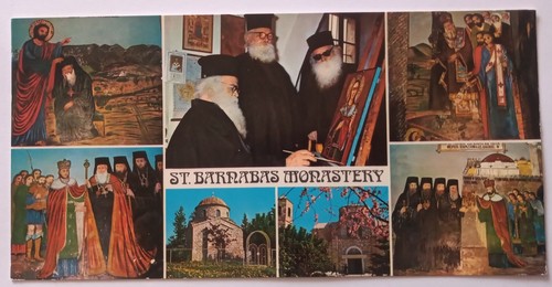 1960's CYPRUS ST. BARNABAS MONASTERY SALAMIS FAMAGUSTA LONG POSTCARD | eBay