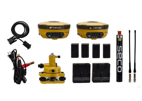 Topcon GPS GNSS Dual Hiper V UHF II Base/Rover Receiver Kit | eBay