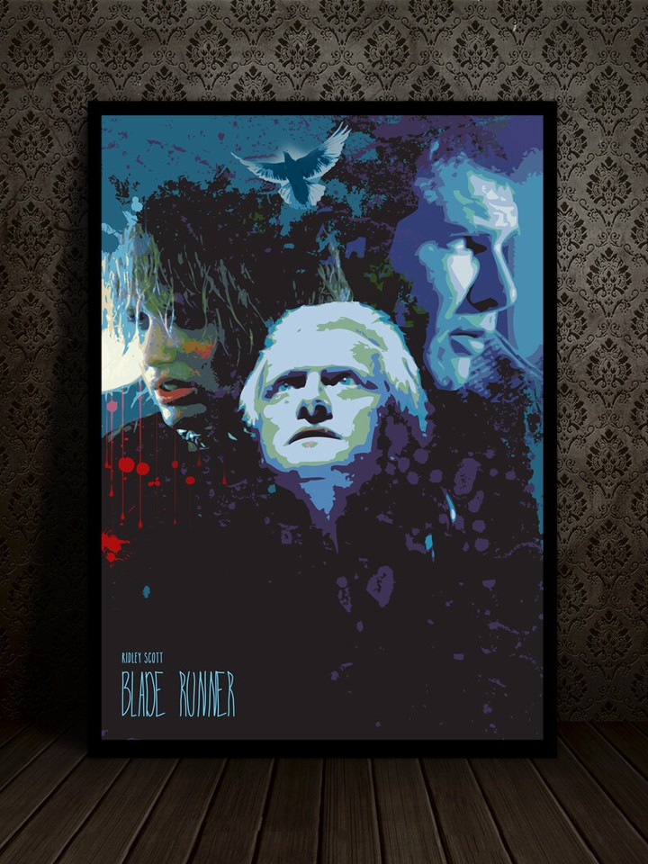 BLADE RUNNER - polish poster - dvd print photo HARRISON FORD lobby ...