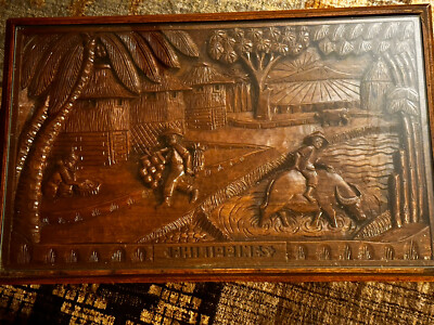 Vintage Philippines hand carved End table | eBay
